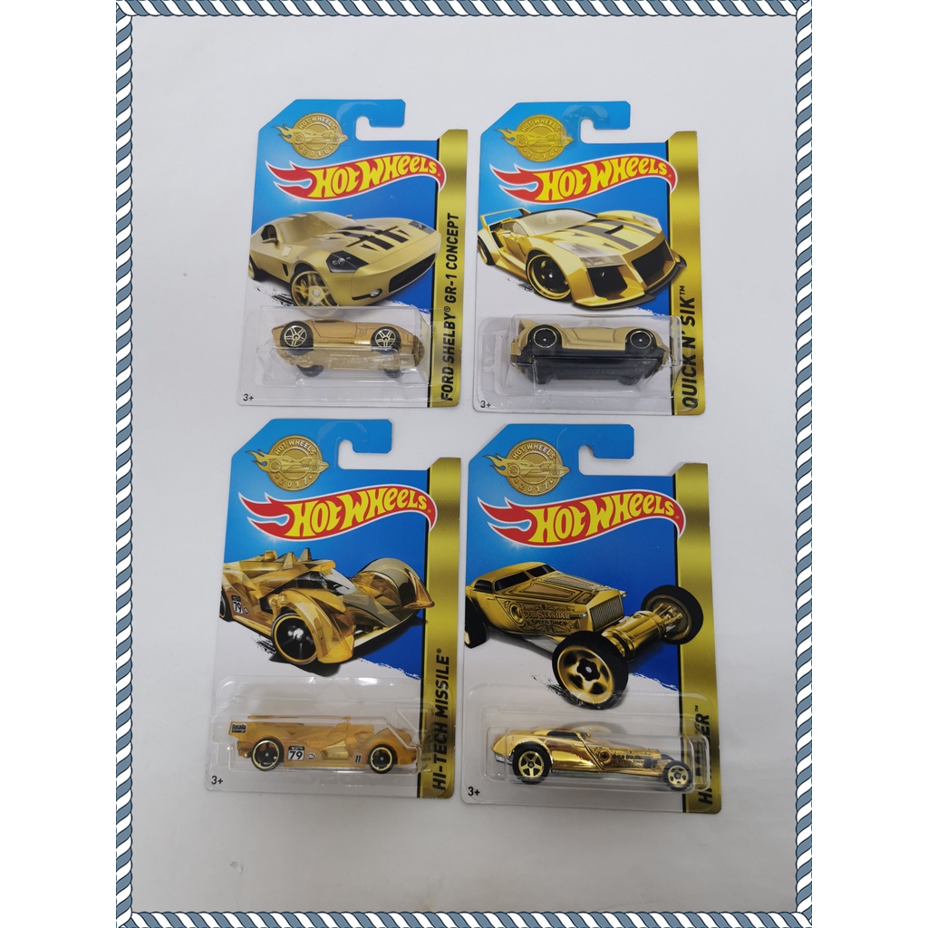 Hot Wheels Gold Edition Ford Shelby GR-1 Concept Hi-Roller Hi-Tech ...