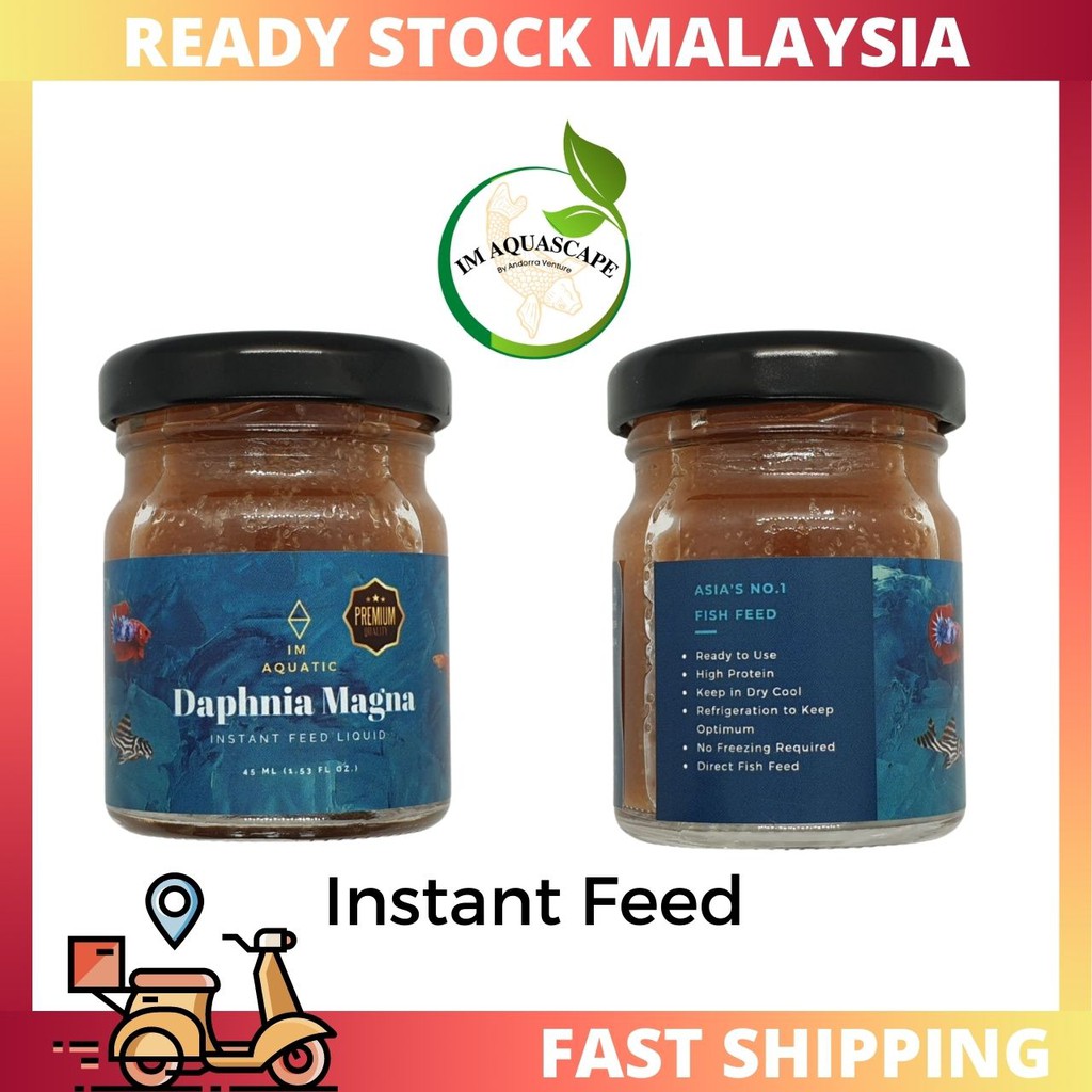 Daphnia Magna Instant Fish Feed (Kutu Air) 45ml | Shopee Malaysia