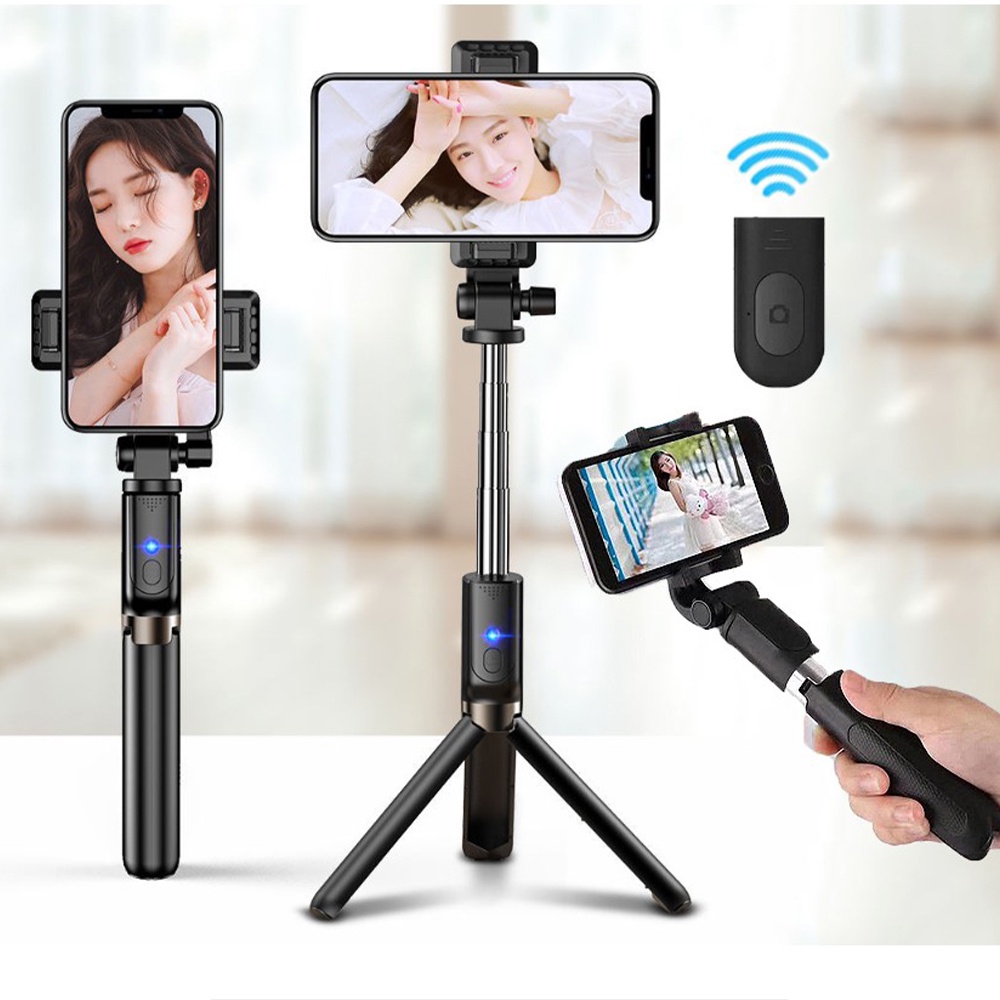 360º Rotation 3in1 Mobile Phone Bluetooth Tripod / Monopod With Led ...