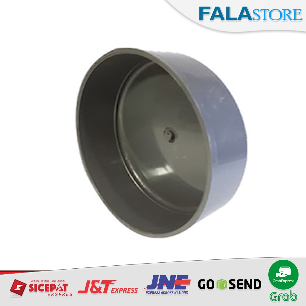 LOKAL Local Plain PVC Pipe Dop Cap Paralon Pralon Cap 3/4 Inch 3 Inch ...