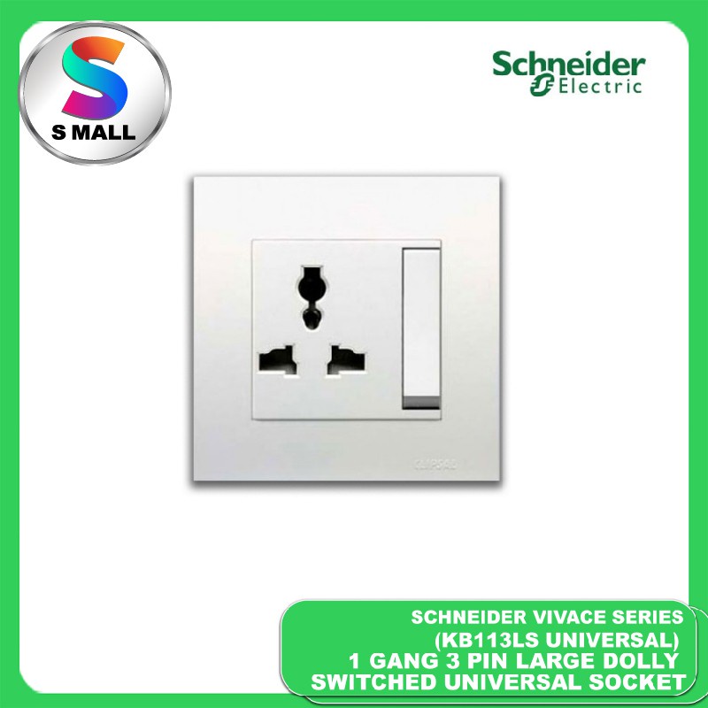 S Mall Schneider Vivace Series Switch and Sockets (WHITE) | Shopee Malaysia