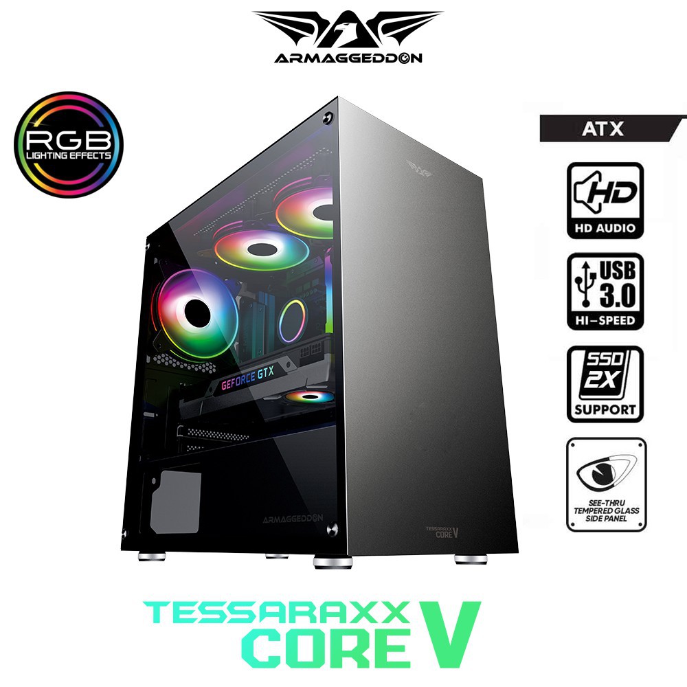 Armaggeddon Tesseract CORE V Black & White Casing + Voltron Bronze ...