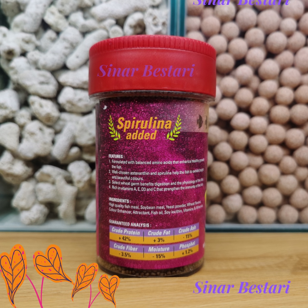 Sega Fish Food Galaxy Mini Tropical Pellet Happy Betta Spirulina ...