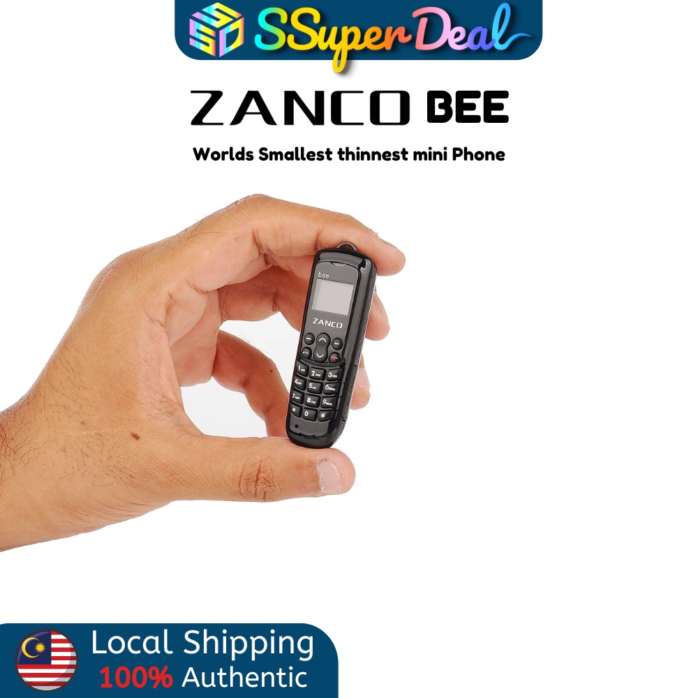 ZANCO Bee (World's Smallest Phone) | Shopee Malaysia