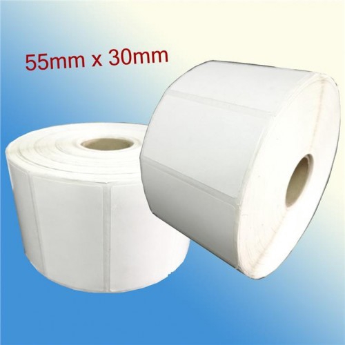 Blank Barcode Label Sticker 55mm x 30mm (1000pcs) (1roll) | Shopee Malaysia