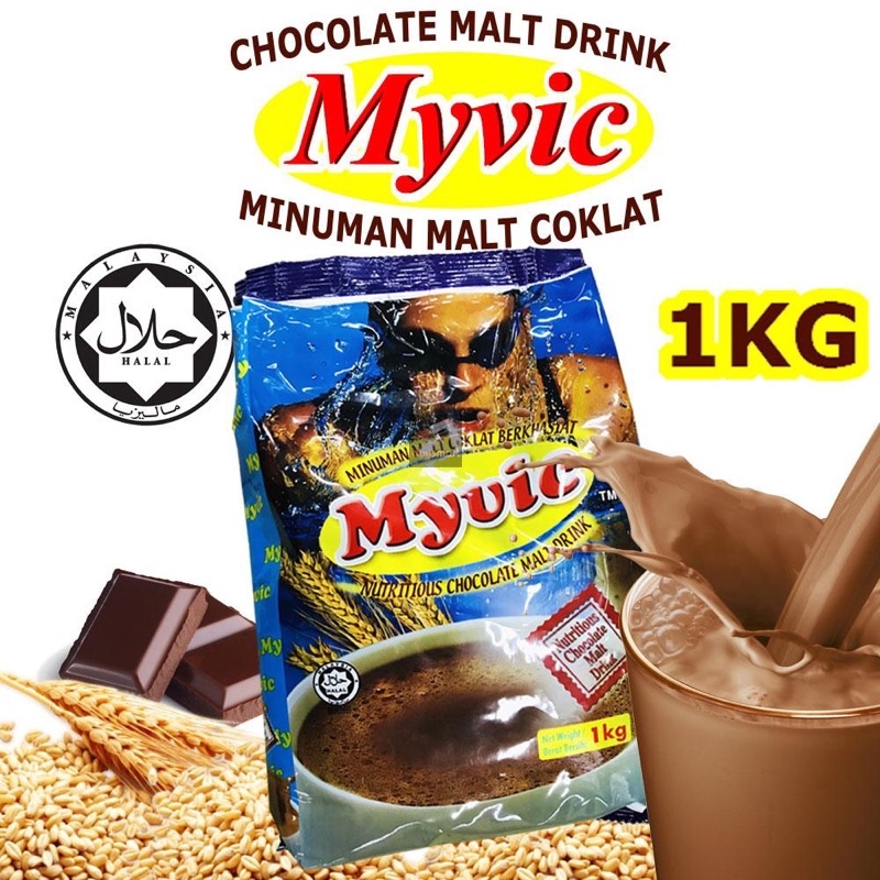 Myvic Chocolate Malt Drink 1KG | Shopee Malaysia