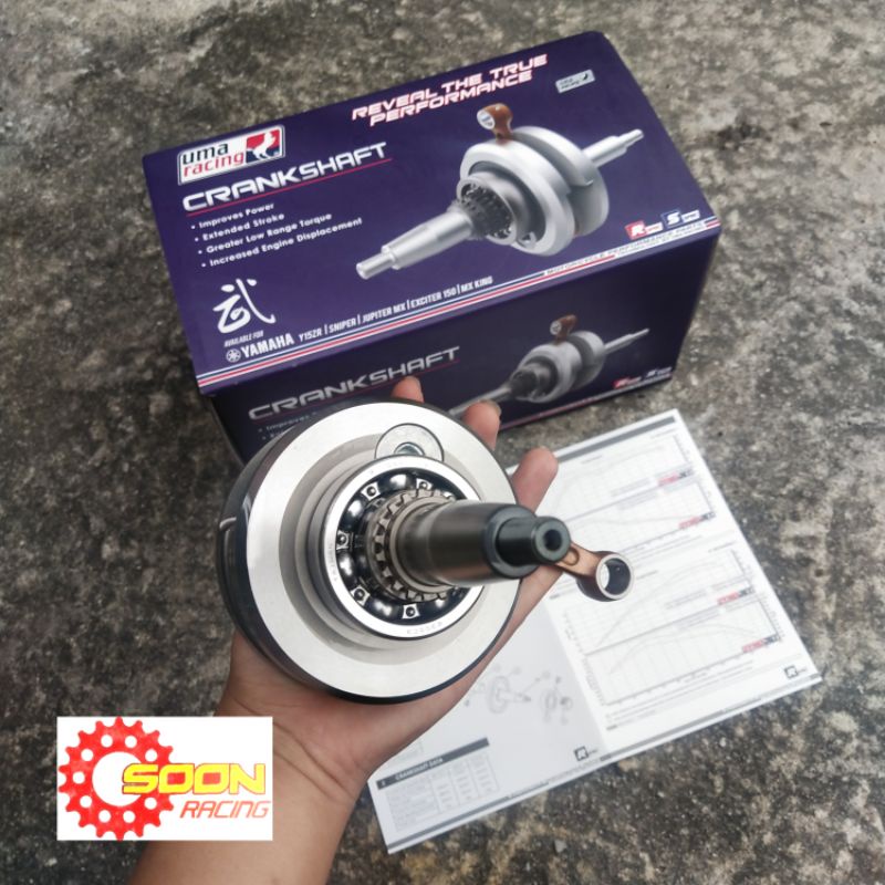 Y15ZR UMA CRANKSHAFT UMA RACING JET 3.3MM ROD 104MM YAMAHA Y15ZR Y15 YSUKU LC135 5S LC5S 5 SPEED ...