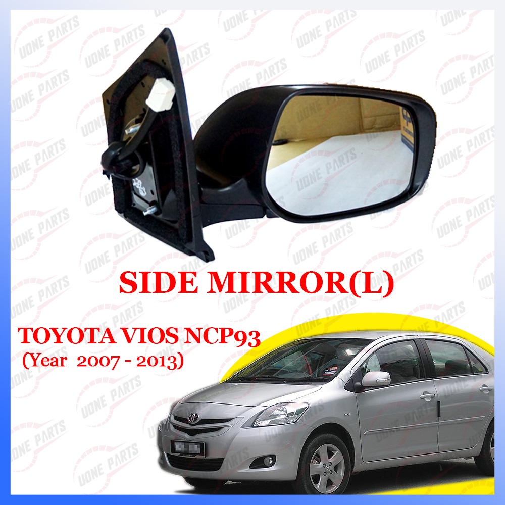 🔥TOYOTA VIOS NCP93 SIDE MIRROR 7 PINS POWER WITH LAMP FOLDABLE (Year ...