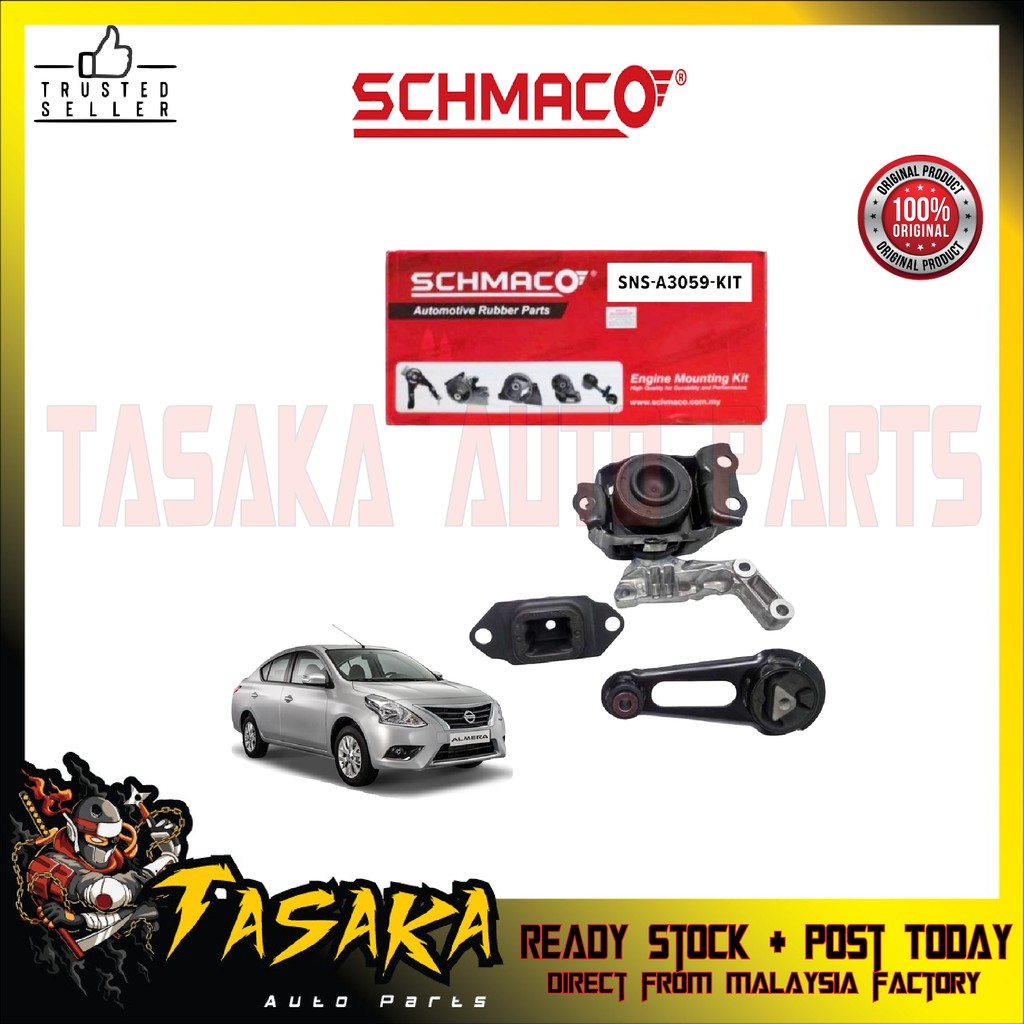 SCHMACO AUTOMOTIVE CAR ENGINE PARTS CAR ENGINE MOUNTING SET NISSAN ...