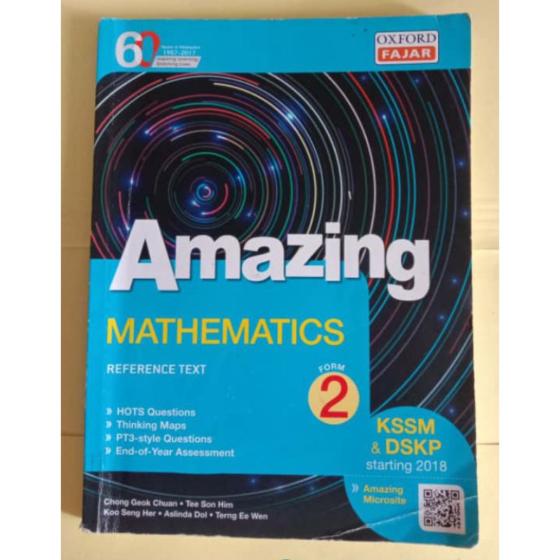 MATHEMATICS REFERENCE BOOK KSSM FORM 2 | Shopee Malaysia