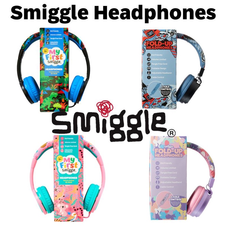 Original Smiggle Illusion Fold Up Headphones | Shopee Malaysia