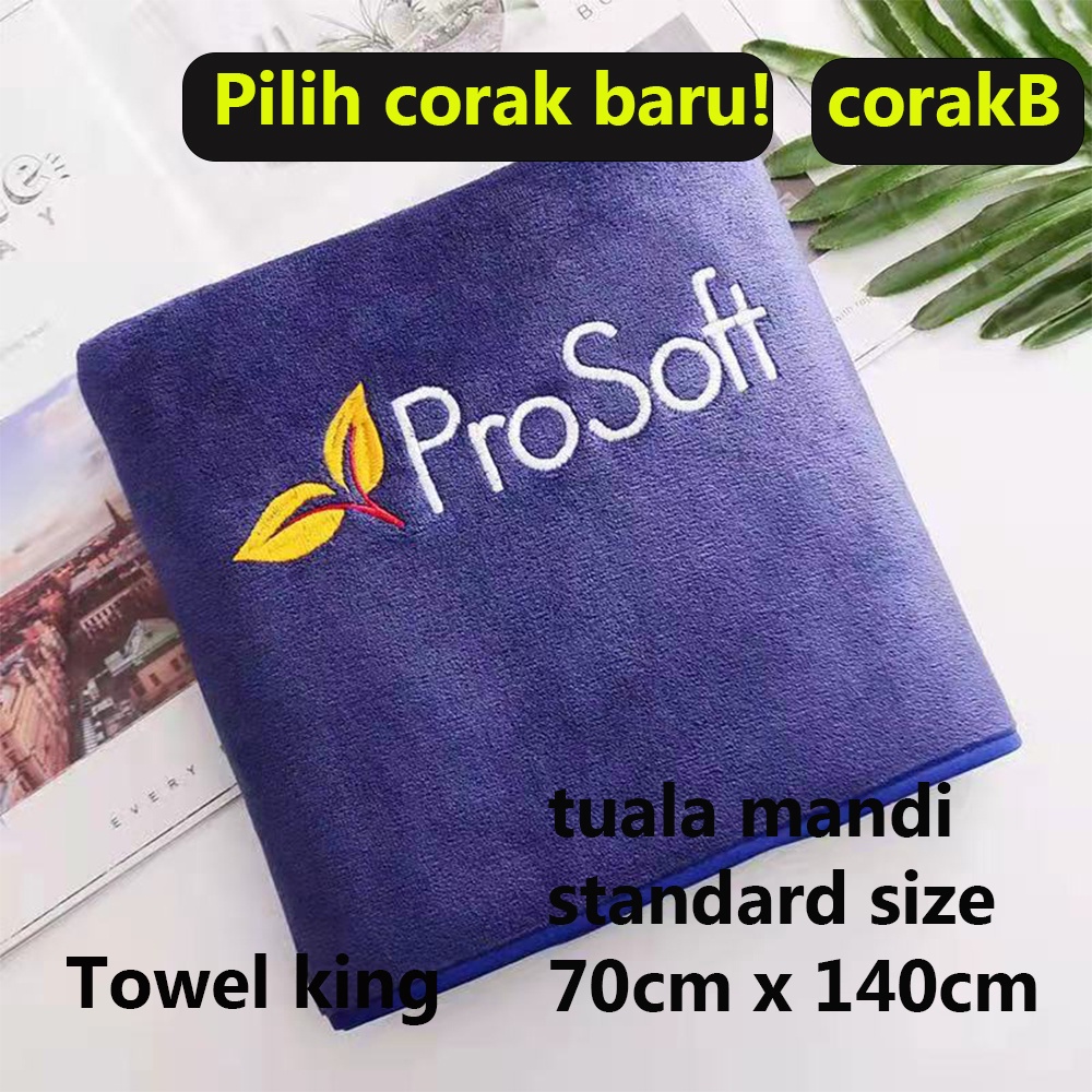 TUALA MANDI TEBAL 100% Serap Air Tuala Mandi Dewasa Besar Kain Tuala ...