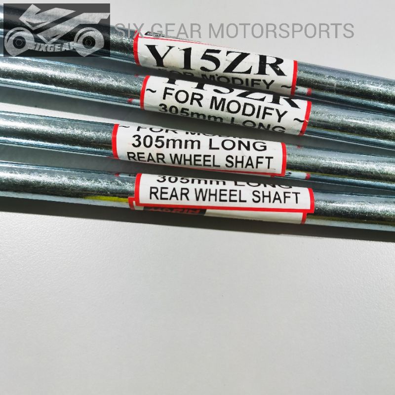 Q35 Y15ZR REAR WHEEL SHAFT 305MM LONG Y15 YSUKU | Shopee Malaysia