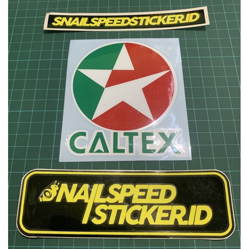 Yamaha CALTEX Logo cutting sticker 10x9cm | Shopee Malaysia