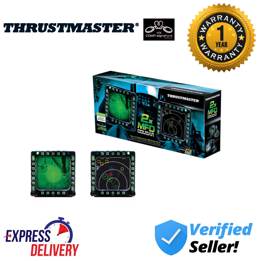 【AUTHORIZED】THRUSTMASTER MFD COUGAR MULTIFUNCTIONAL USB COCKPIT PANELS ...