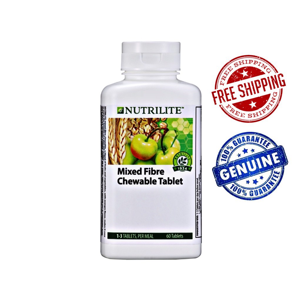 Nutrilite Mixed Fibre Chewable Tablet (60 tab) | Shopee Malaysia