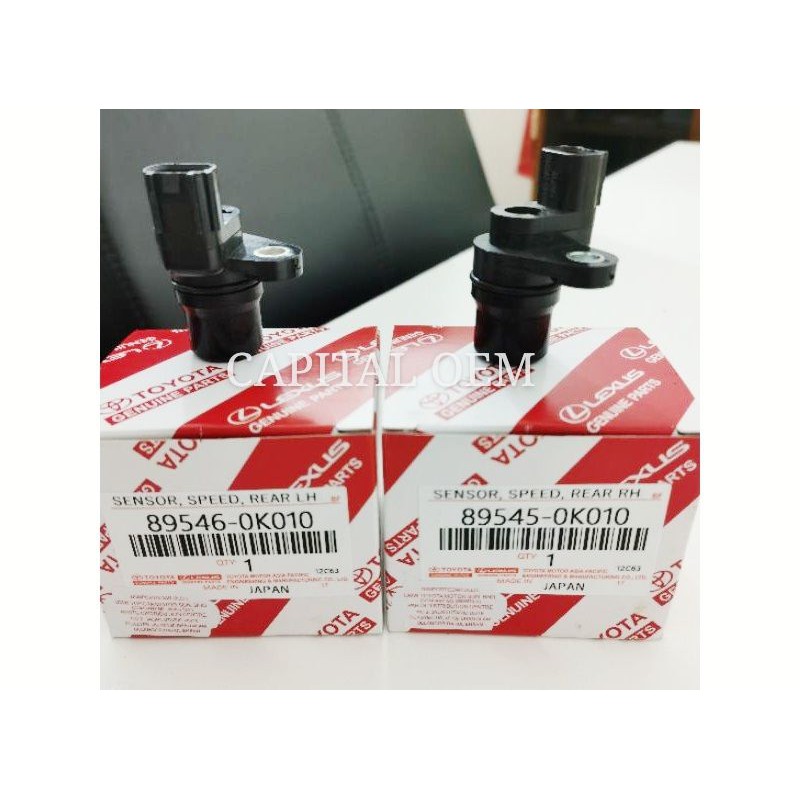 TOYOTA REAR ABS SENSOR Wheel Speed Sensor For HULIX KUN25 89545-0K010 R ...