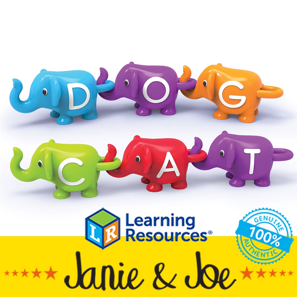 Learning Resources Snap-n-Learn ABC Elephants- Age 2-6, Letters ...