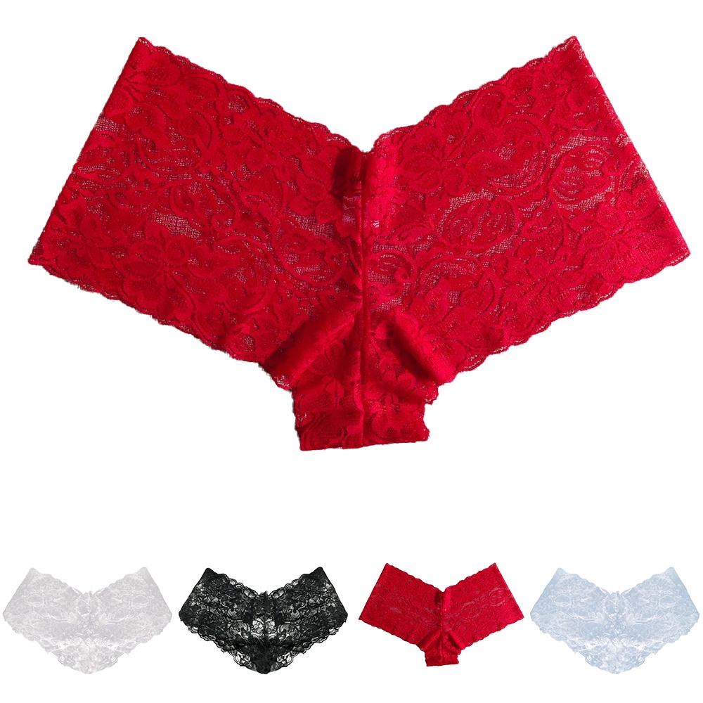 Women Underwear G-string Plus size Women See through Floral Breathable ...