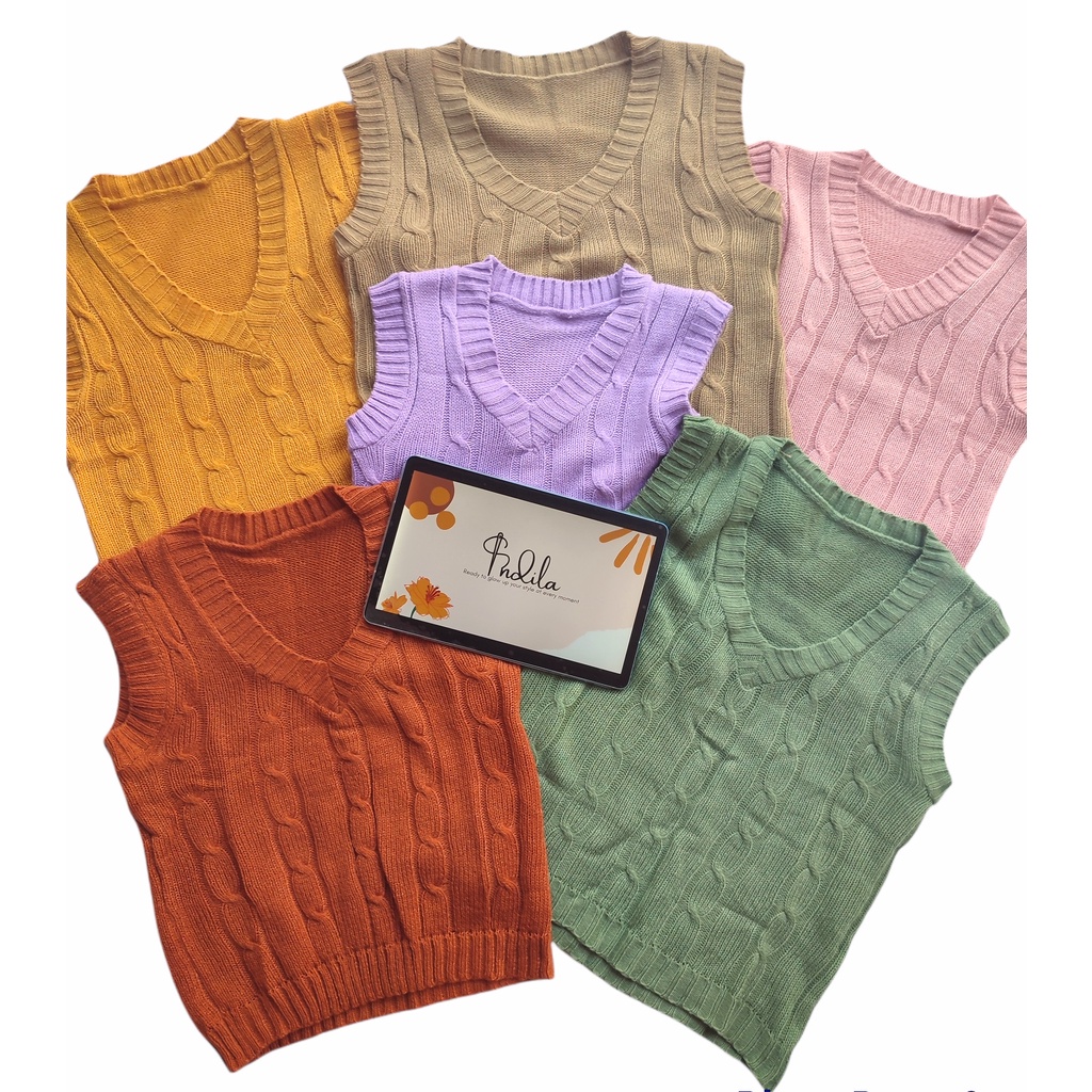 Andin Knitted Vest For Children Aged 2-12 Years | Indila Vest Knit Kids ...
