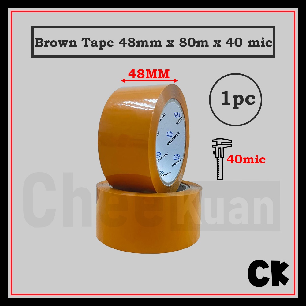 OPP TAPE Transparent Brown Tape Cellophane Tape Clear 48mm 24mm 18mm ...