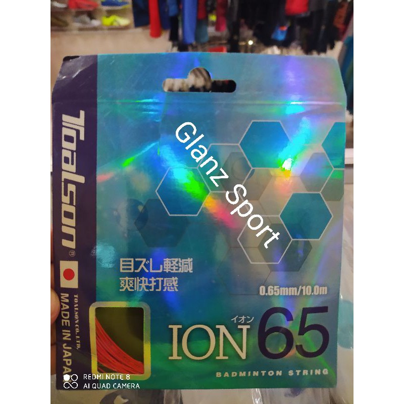 Toalson Ion 65 Japan Original Badminton strings | Shopee Malaysia