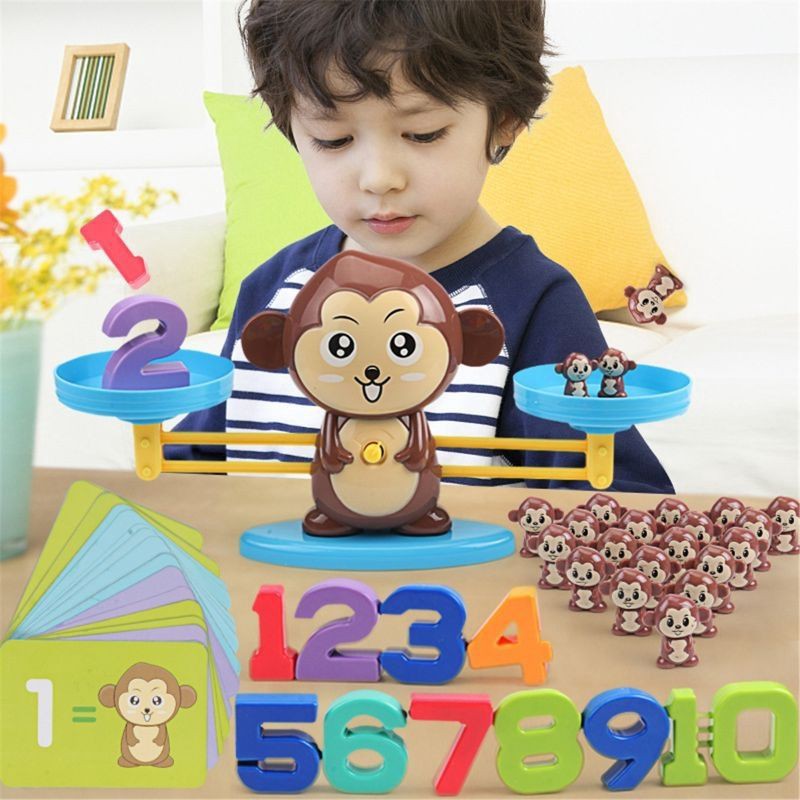 🔥 READY STOCK 🔥 MONKEY BALANCE 123 BALANCE OF GAME EDUCATIONAL BASIC ...
