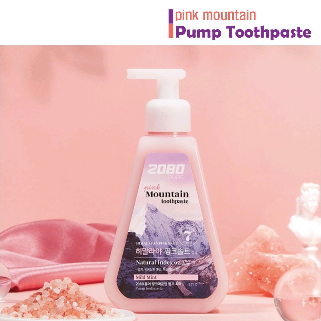 AEKYUNG 2080 Pure Himalayan Pink Salt Toothpaste Pump 325g | Shopee ...