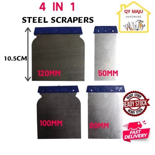 Steel Scraper/ Steel Set Scraper/Scraper/Multipurpose Scraper(4PCS ...