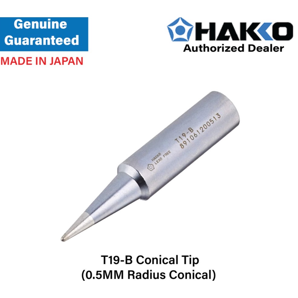 HAKKO T19-B2 Solder Tips Replacement for FX-601 / FR-701 / FR-702 / FX-889 with Handpiece FX ...
