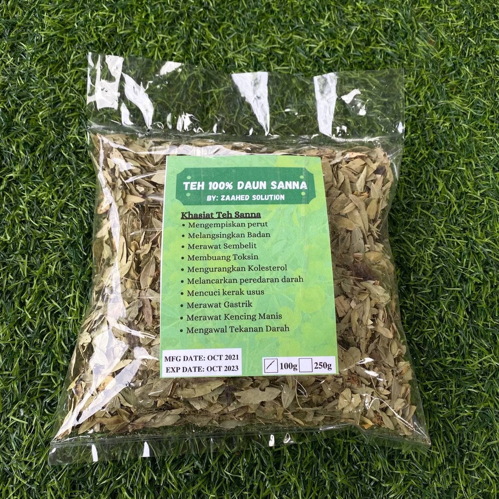 Teh Senna Daun Sanna 100% Original Detox Slimming Sena Tea Herba Ubat ...