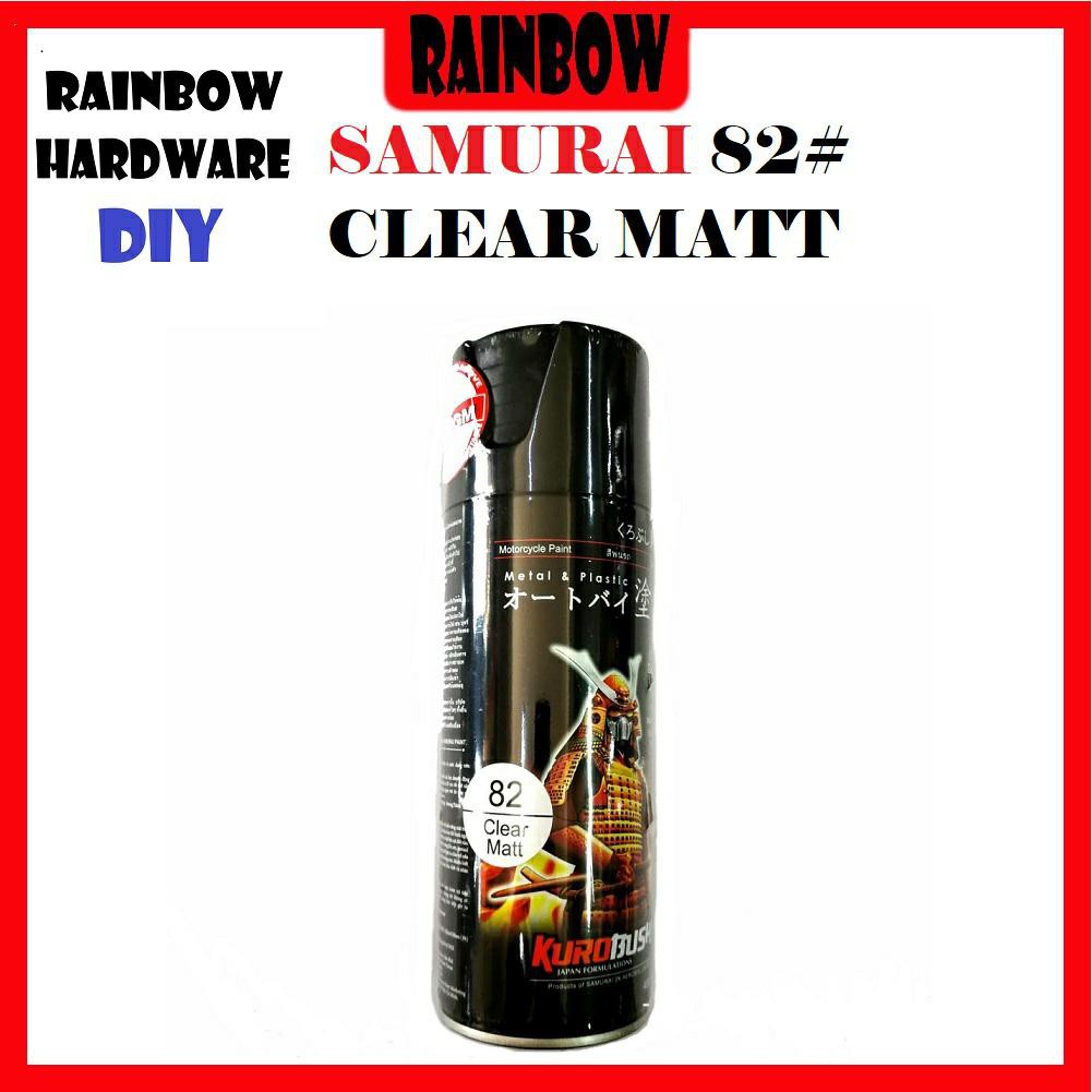 SAMURAI Aerosol Spray Paint 82 Clear Matt 400ml | Shopee Malaysia