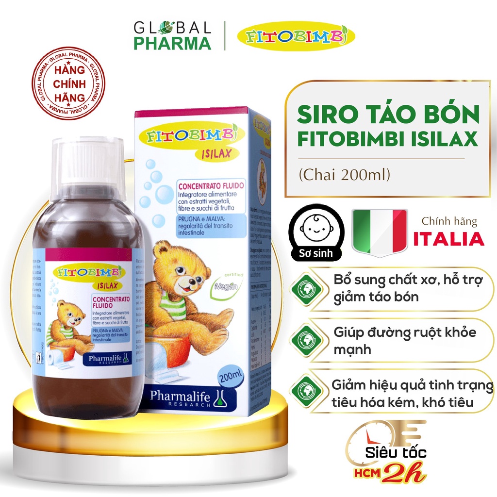 Fitobimbi Isilax Syrup - helps children relieve constipation and keep ...