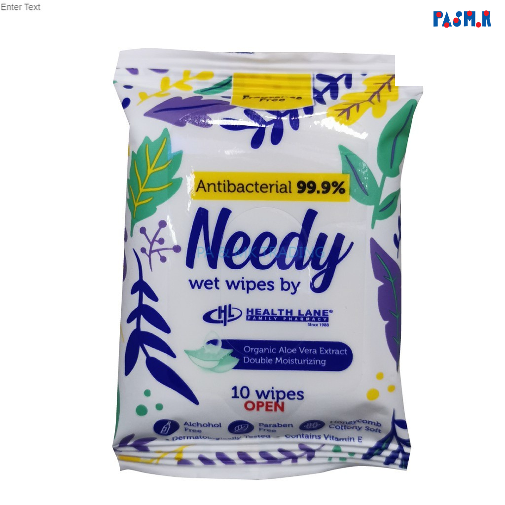 Needy Wet Wipes 99.9% Antibacterial - Fragrance Free (10's) | Shopee ...