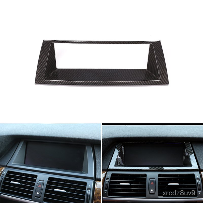 Car Styling Carbon Fiber Texture Interior Dashboard Panel Navigation ...