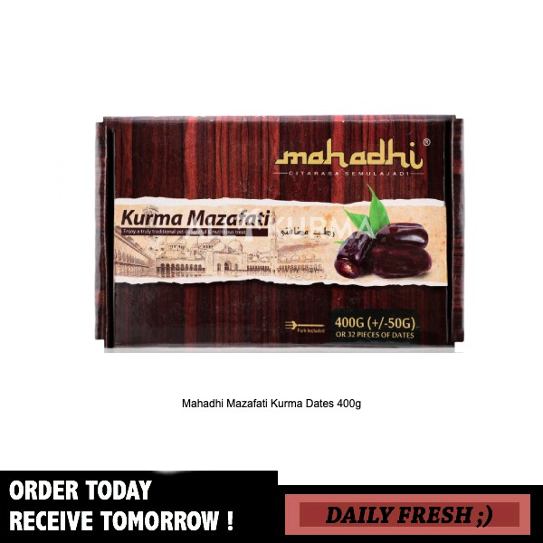 Mahadhi Mazafati Kurma Dates 400g | Shopee Malaysia