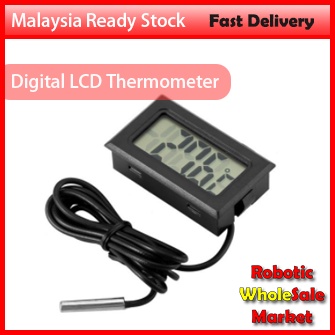 Digital LCD Thermometer with Temperature Probe | Shopee Malaysia