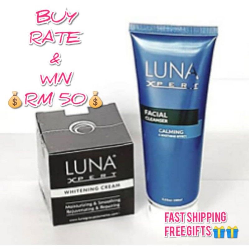 Luna Expert Cream and Cleanser 💯 Original + FREE GIFT 🎁 | Shopee Malaysia