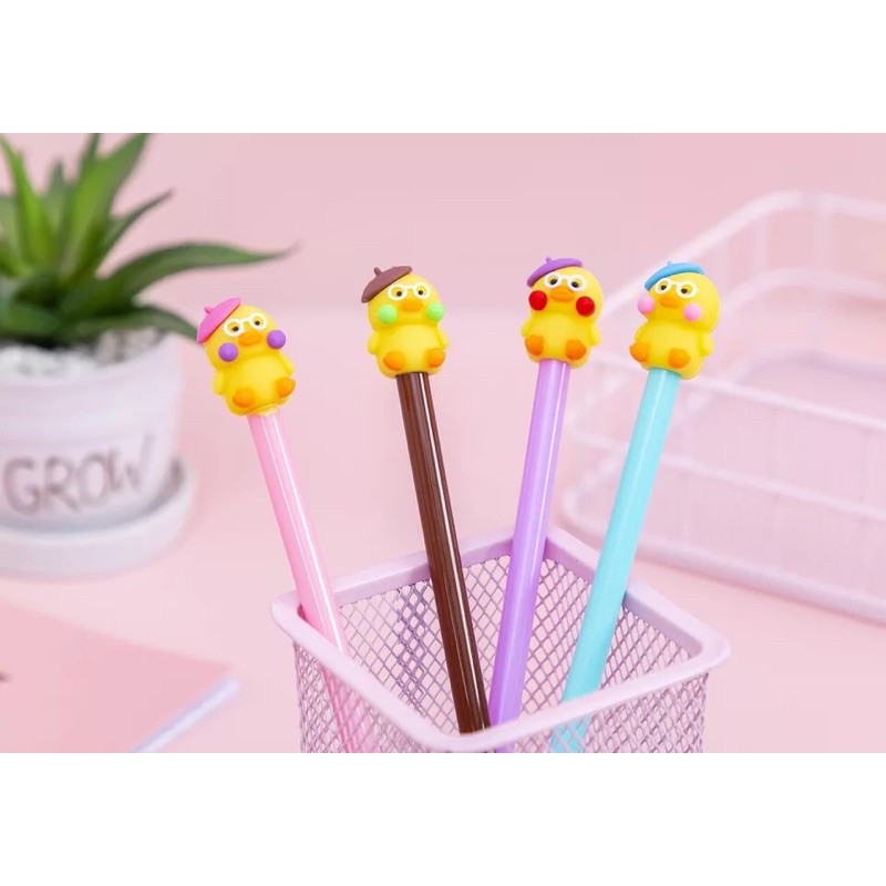 Cute Duck Black Ink Gel Pen 0.5mm | Shopee Malaysia
