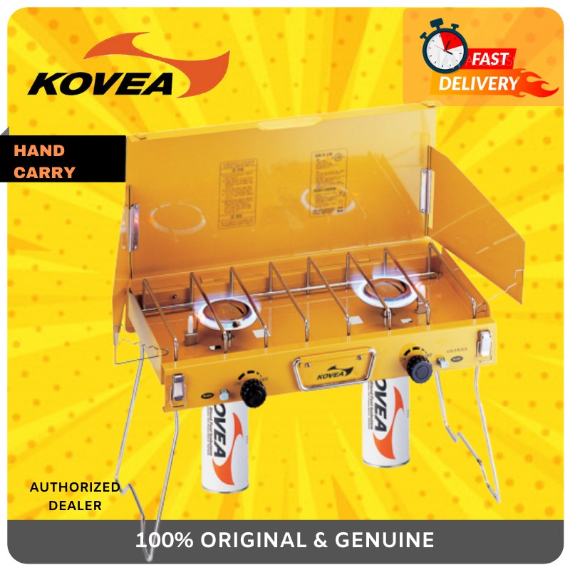 🔥100% ORIGINAL🔥KOVEA DELUXE TWIN STOVE OUTDOOR CAMPING | Shopee Malaysia