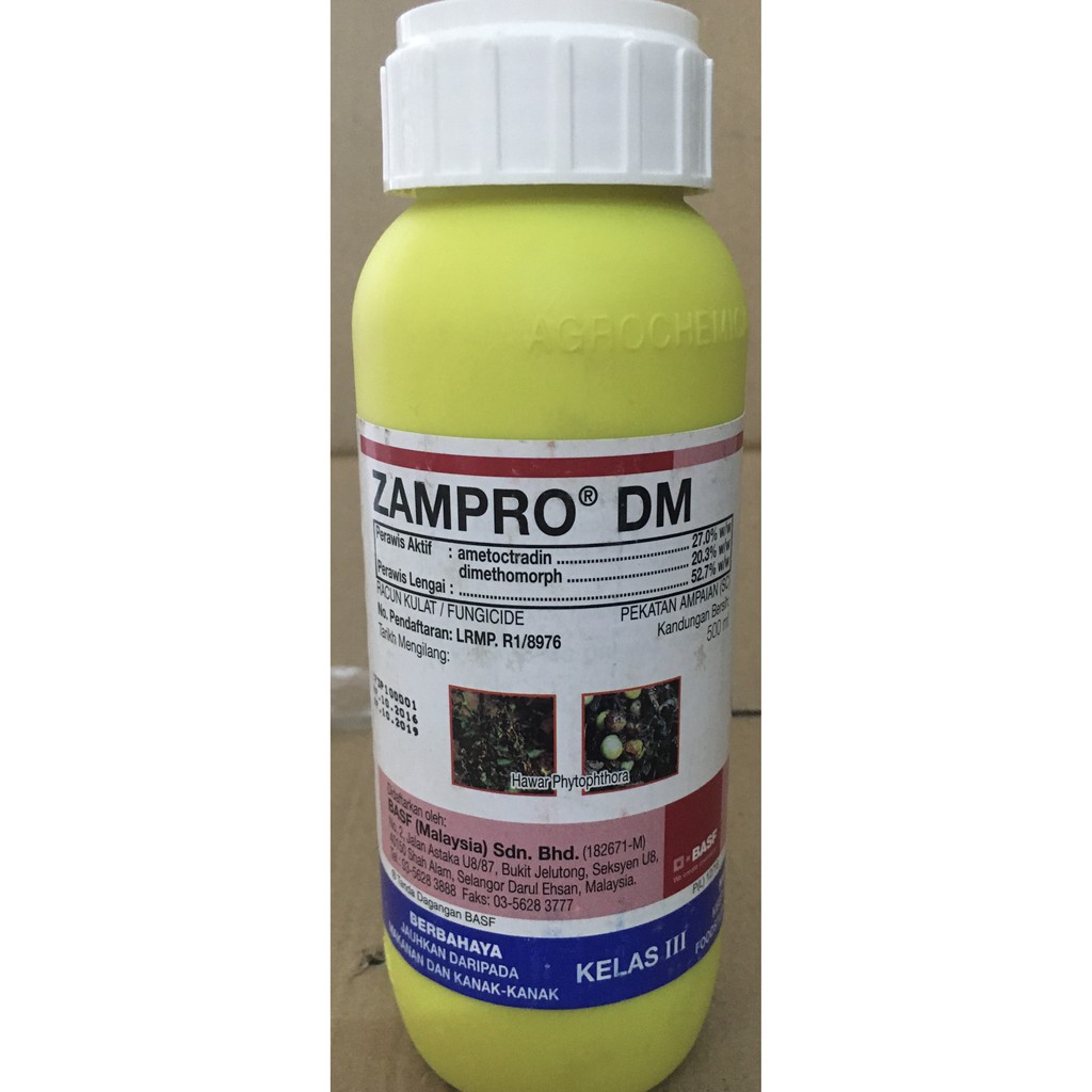 BASF Zampro DM 500ml / racun kulat / kulapuk downy " ready stock ...