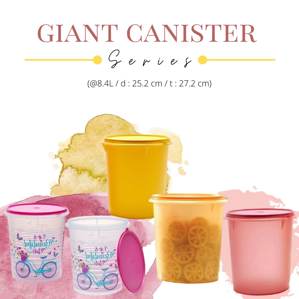 Giant Canister / Original Tupperware Jar | Shopee Malaysia
