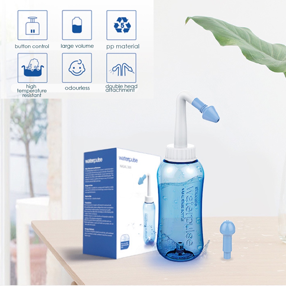 BC Waterpulse Nose Cleaner And Salt Allergic Rhinitis Sinus Daily Nasal ...