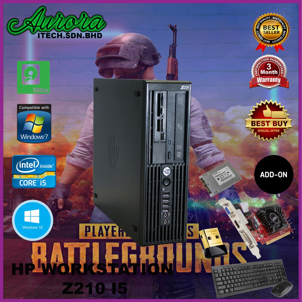 (Refurbished) HP Z210 Desktop Small Form Factor Workstation Core i5 ...