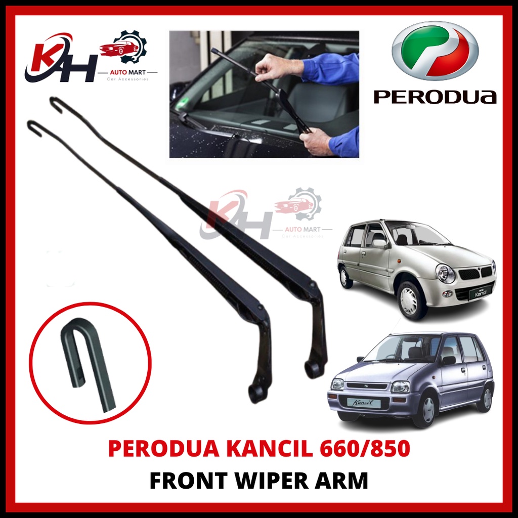 PERODUA KANCIL 660 850 OLD NEW FRONT WIPER ARM LH RH SET (OEM) WIPER ...