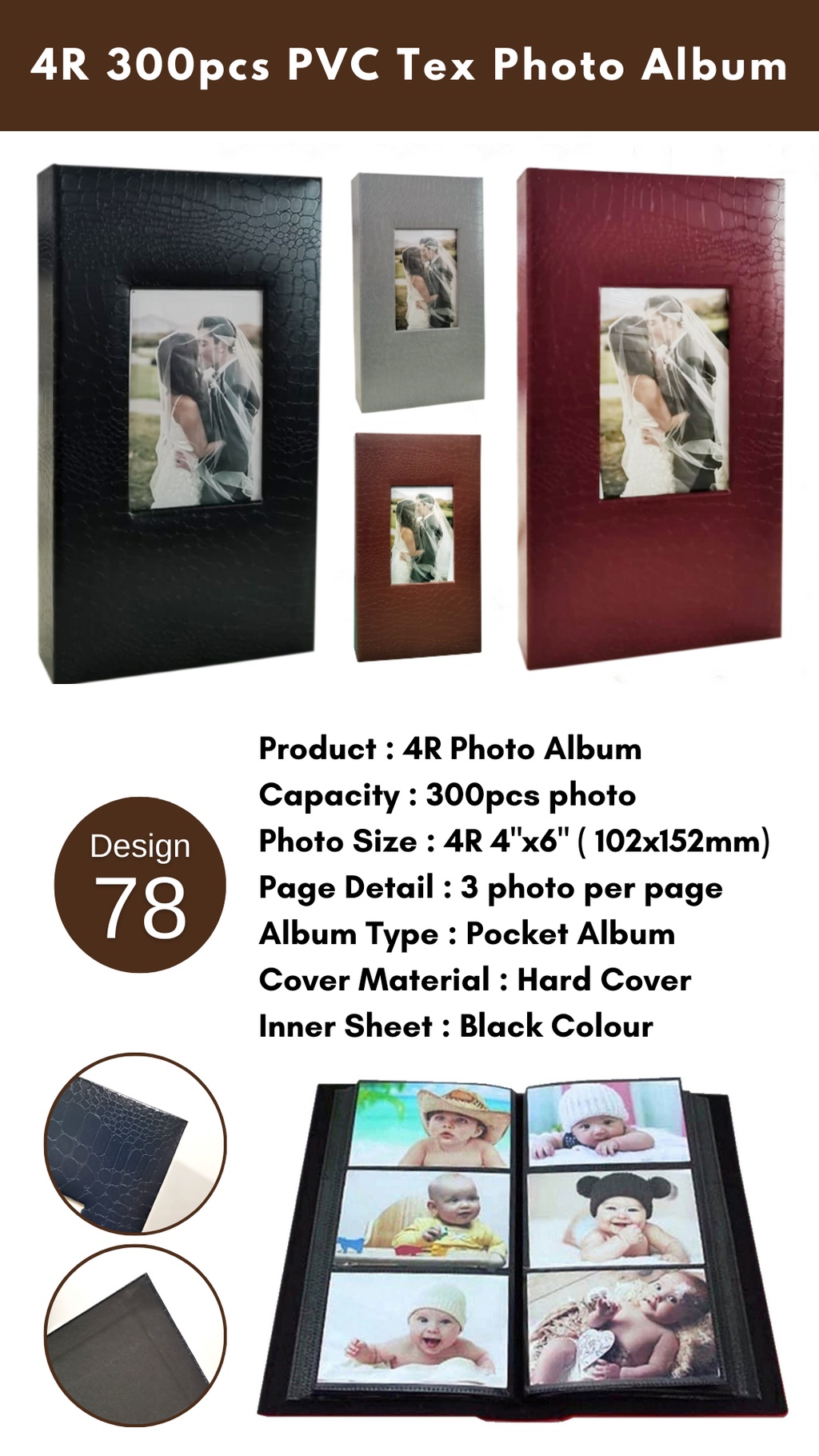 Photo Album 4R (300pcs)Ready Stock | Shopee Malaysia