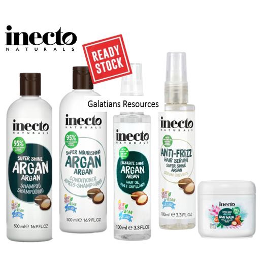 Inecto Naturals Argan Shampoo / Conditioner / Hair Mask / Hair Oil ...