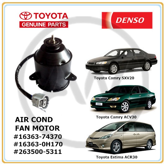 Original Denso Toyota Camry ACV30 Camry SXV20 Estima ACR30 Radiator Air ...