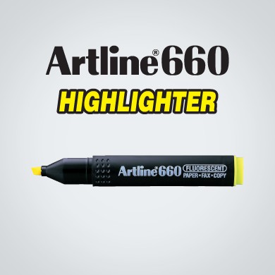 Artline 660 Fluorescent Highlighter (EK-660) | Shopee Malaysia