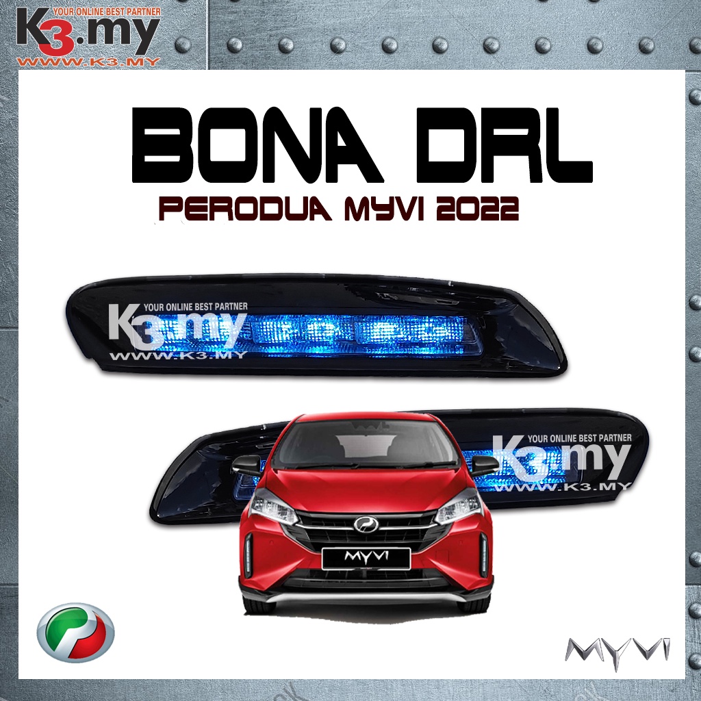 Perodua Myvi 2022 OEM Running Signal LED DRL Daylight (Ice Blue ...